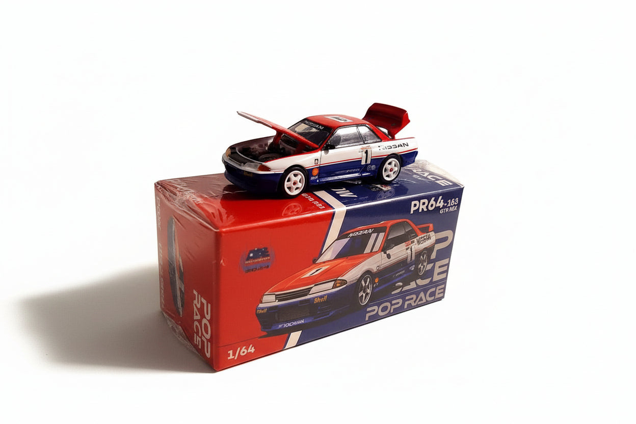 Pop Race PR64-183 Nissan Skyline GT-R R32 Australian Diecast Expo Excl ...